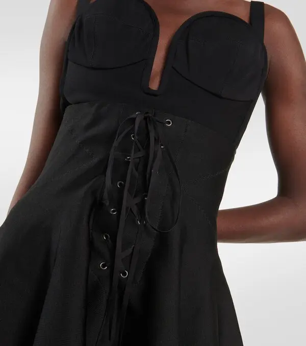 Alaïa Pleated Mini Skirt