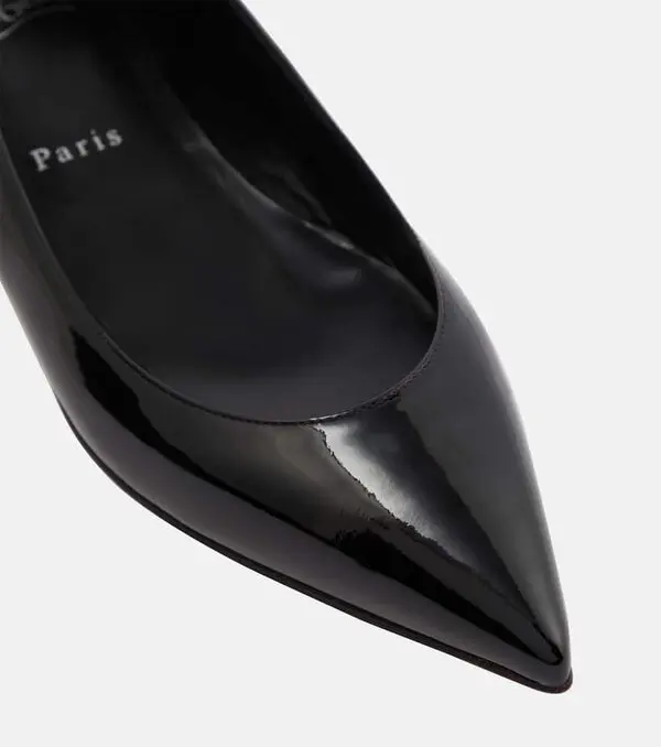CHRISTIAN LOUBOUTIN Hot Chick Leather Ballet Flats