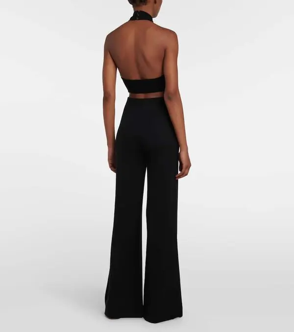 Gabriela Hearst Eris Halterneck Wool Bralette
