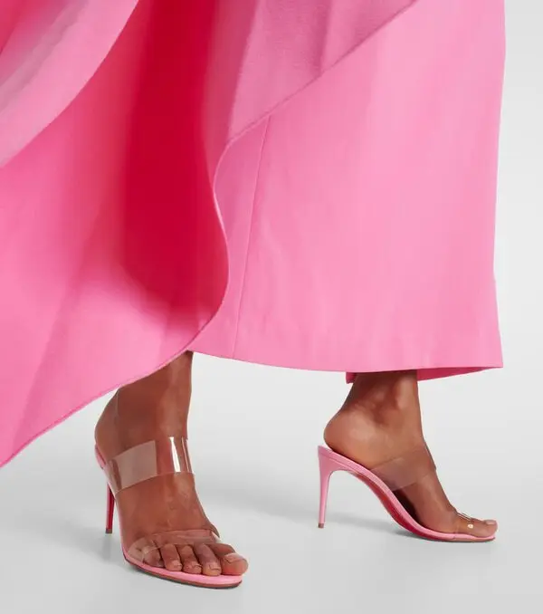 CHRISTIAN LOUBOUTIN Just Nothing 85 Pvc Mules