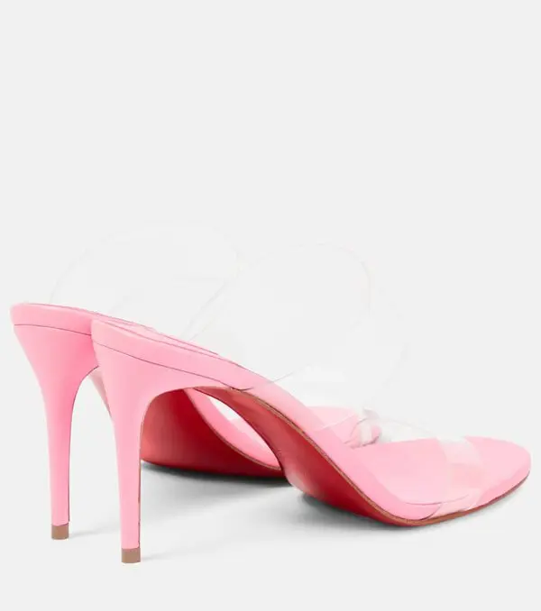 CHRISTIAN LOUBOUTIN Just Nothing 85 Pvc Mules