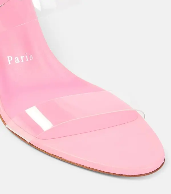 CHRISTIAN LOUBOUTIN Just Nothing 85 Pvc Mules