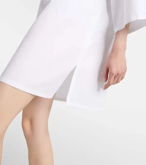 Valentino Garavani Cotton And Linen Minidress