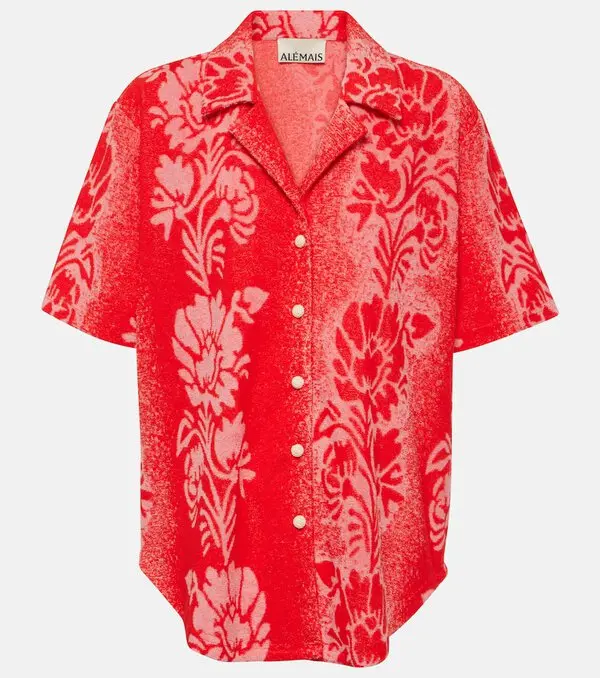 ALEMAIS Martha Printed Cotton-blend Shirt