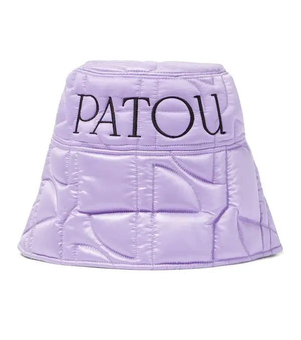 PATOU Logo Quilted Bucket Hat