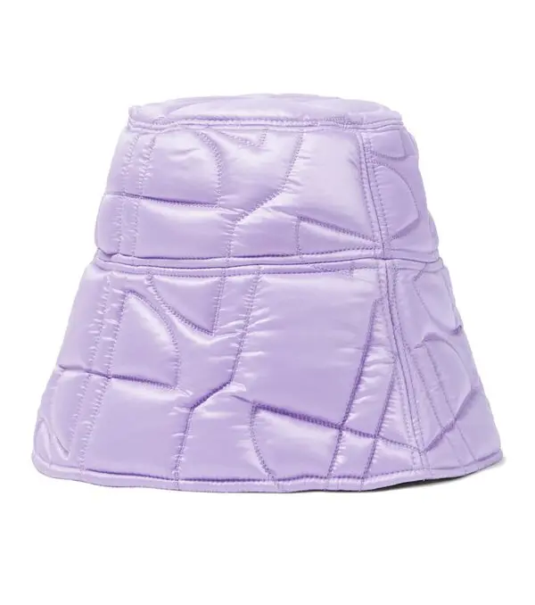PATOU Logo Quilted Bucket Hat