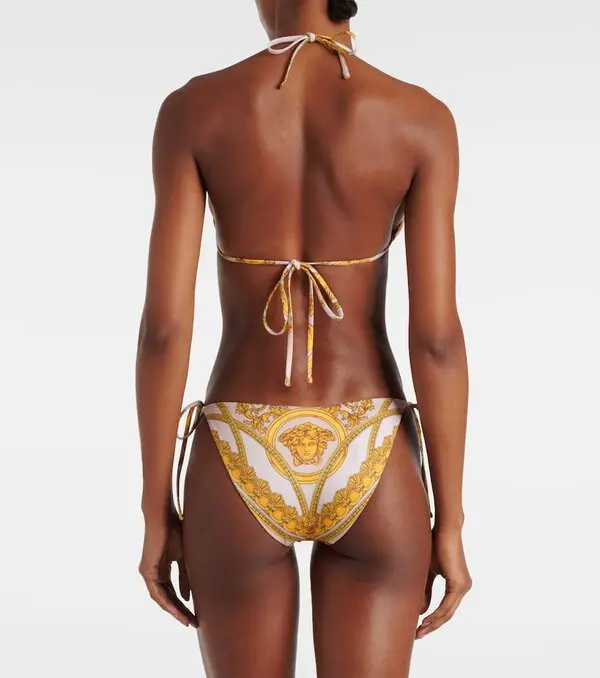 Versace La Coupe Des Dieux Bikini Bottoms - Beige