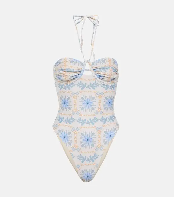 Agua Bendita Sandalo Chivas Printed Swimsuit - Multicoloured
