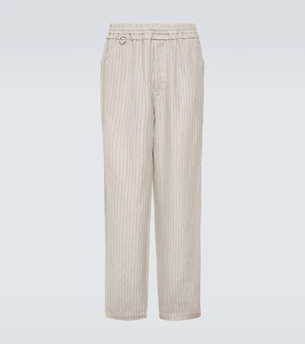 Undercover Pinstripe Wide-leg Trousers