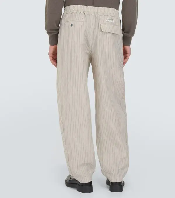 Undercover Pinstripe Wide-leg Trousers