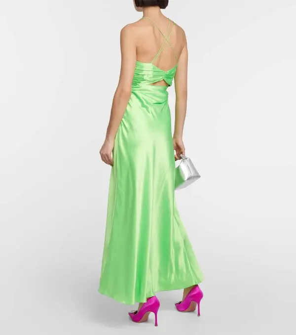 THE SEI Cutout Silk Gown