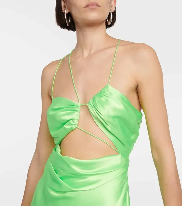 THE SEI Cutout Silk Gown