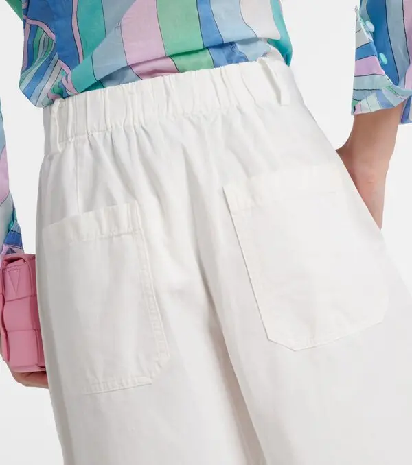 Vince High-rise Cotton Shorts