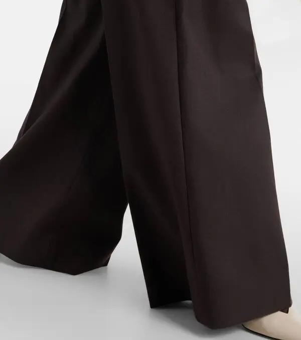 Stella McCartney High-rise Wide-leg Wool Pants