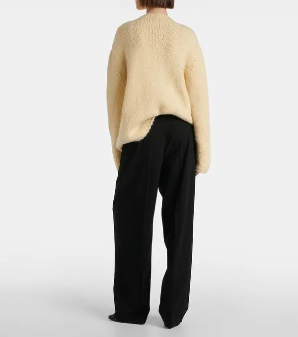 THE ROW Igor Wide-leg Wool-blend Pants