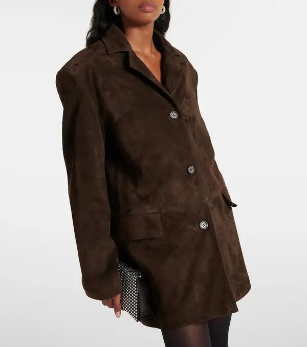 Magda Butrym Oversized Suede Jacket