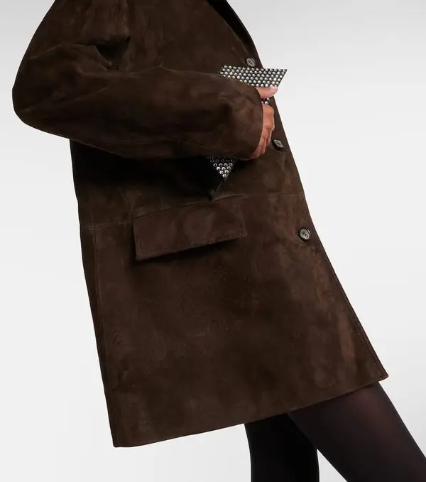 Magda Butrym Oversized Suede Jacket