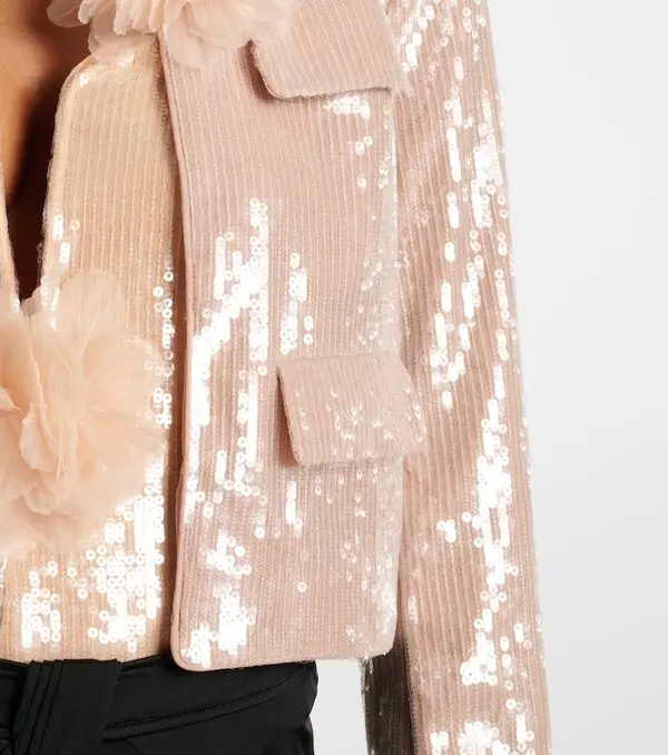 SELF-PORTRAIT Sequined Jacket