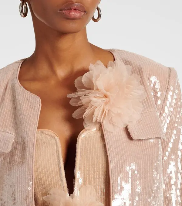 SELF-PORTRAIT Sequined Jacket