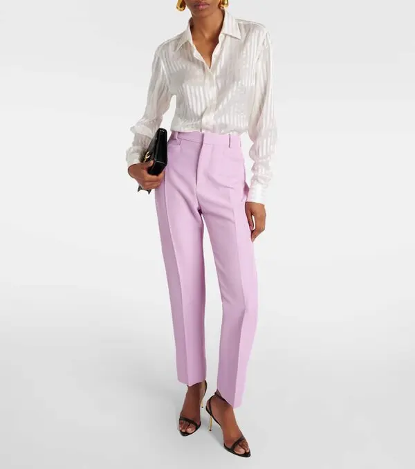 TOM FORD Wool-blend Slim Trousers