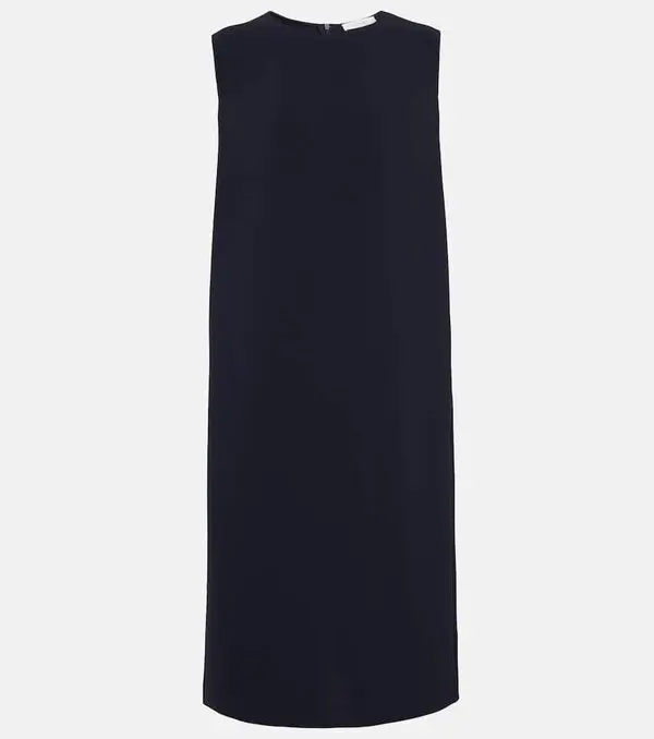 THE ROW Mirna Cady Sheath Dress - Blue