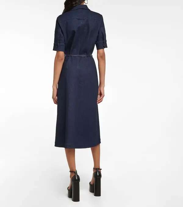 Altuzarra Kieran Denim Midi Dress