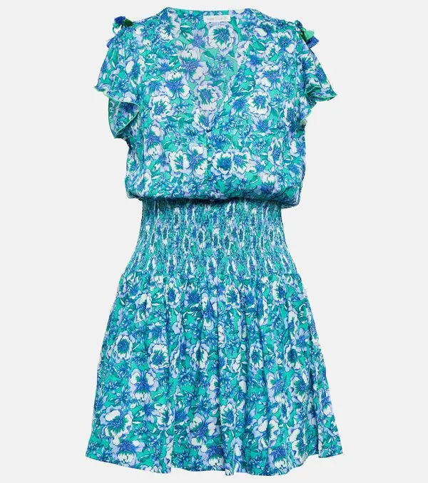 Poupette St Barth Rachel Minidress - Blue
