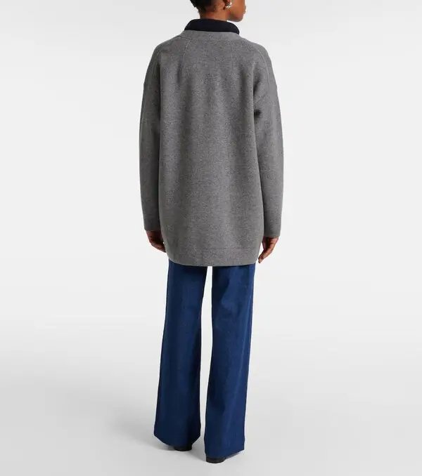 Vince Oversized Wool-blend Cardigan
