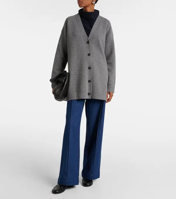 Vince Oversized Wool-blend Cardigan