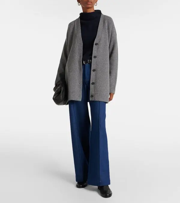 Vince Oversized Wool-blend Cardigan