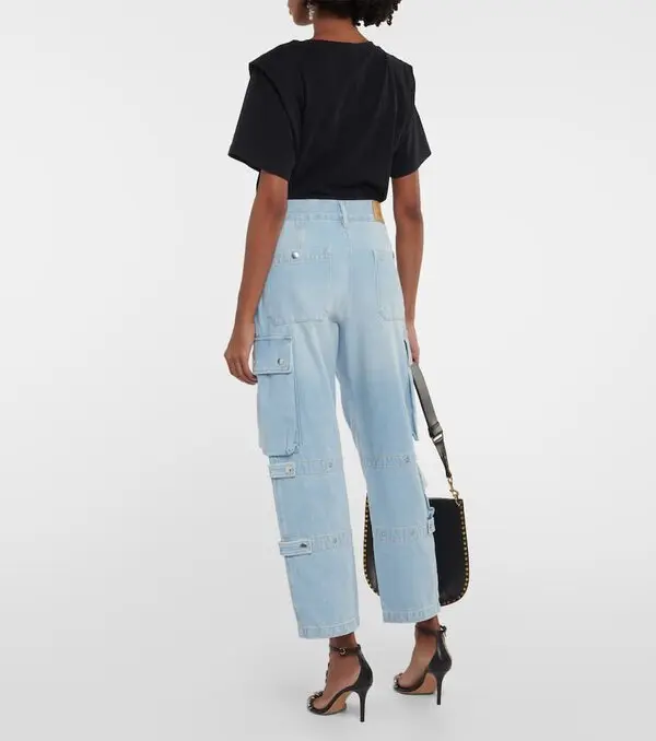 Isabel Marant Étoile Elore Denim Cargo Pants