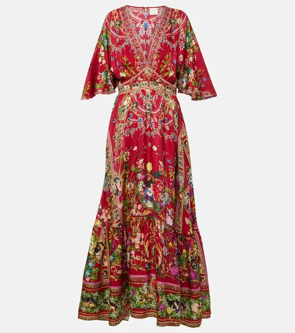 Camilla Printed Maxi Dress - Multicoloured