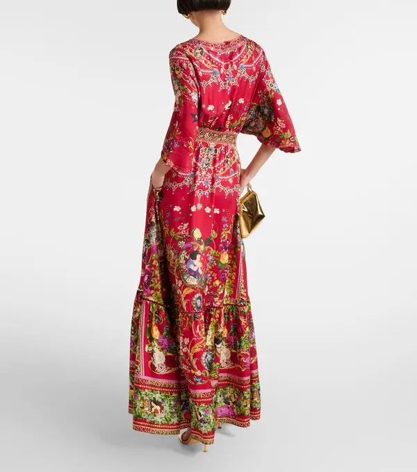 Camilla Printed Maxi Dress - Multicoloured