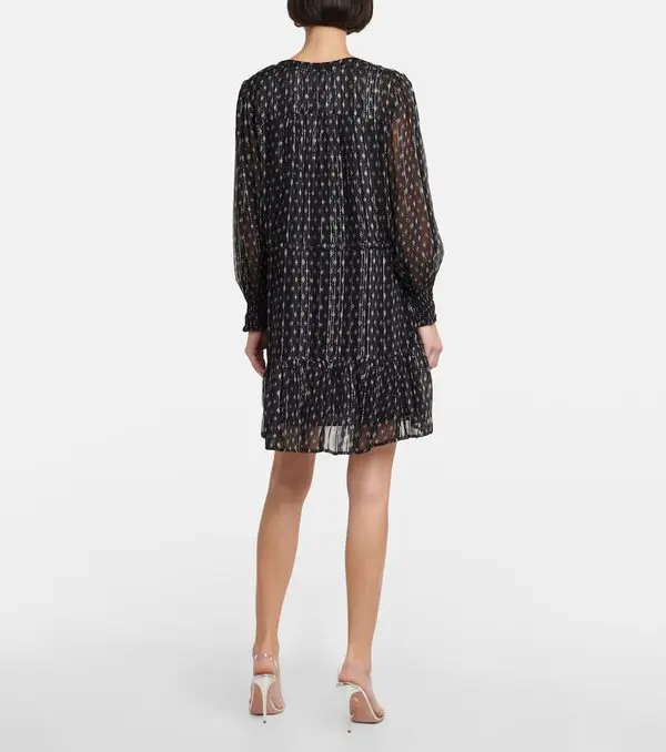 Velvet By Graham & Spencer Printed Chiffon Minidress
