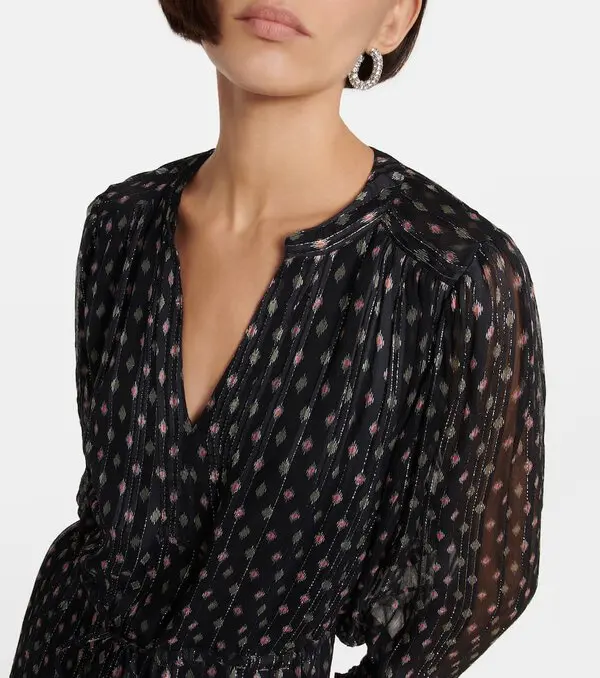 Velvet By Graham & Spencer Printed Chiffon Minidress