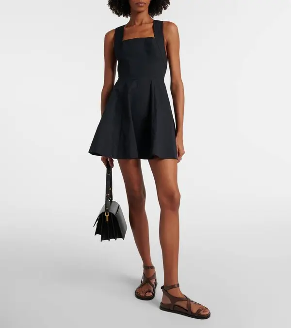 Staud Mini Teresa Cotton Minidress