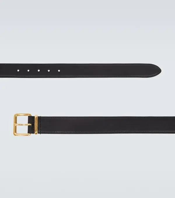 Miu Miu Leather Belt - Black