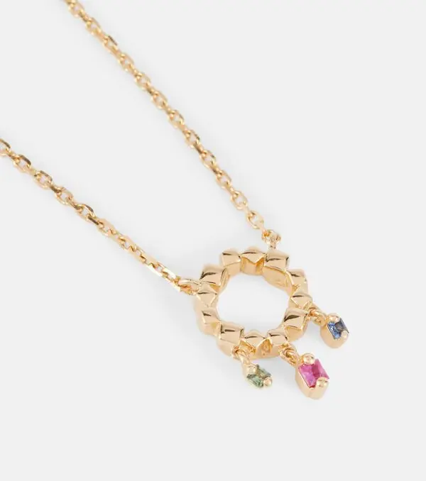 SUZANNE KALAN 18kt Yellow Necklace With Sapphires