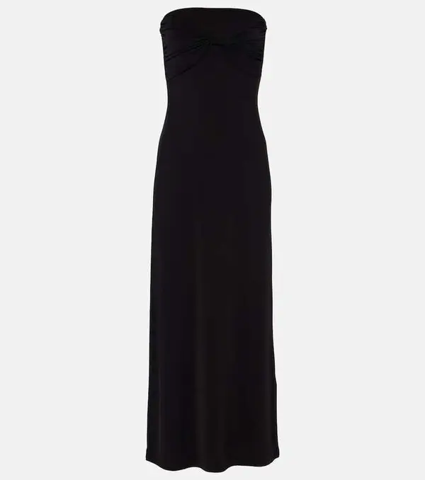 Tove Cate Strapless Maxi Dress - Black