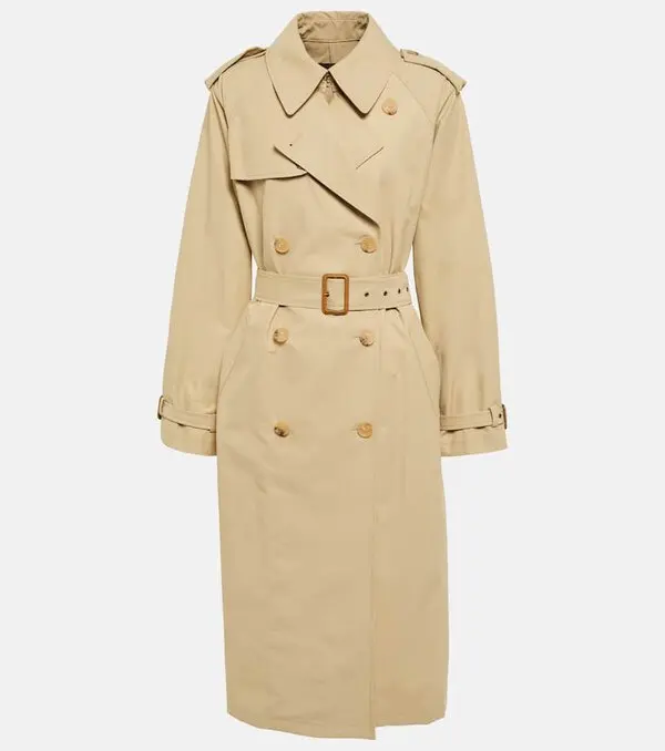 NILI LOTAN Tanner Cotton-blend Trench Coat