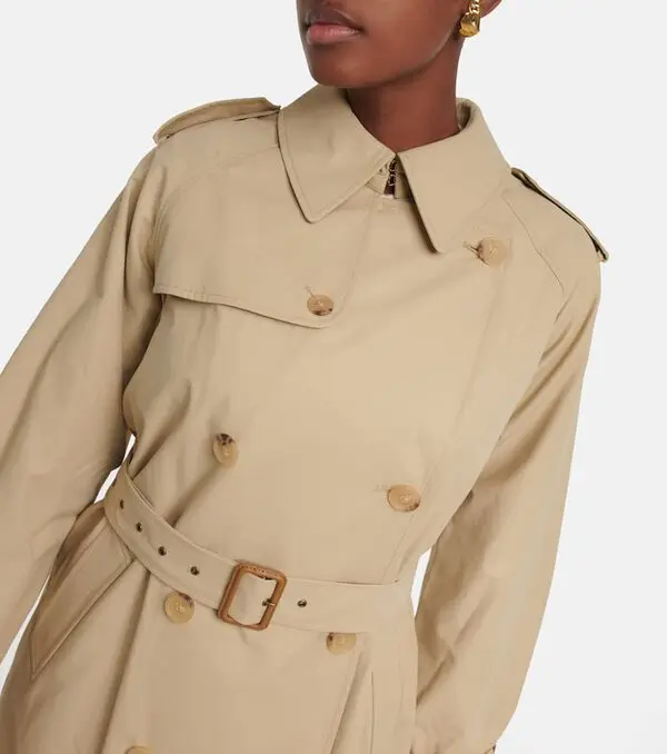 NILI LOTAN Tanner Cotton-blend Trench Coat