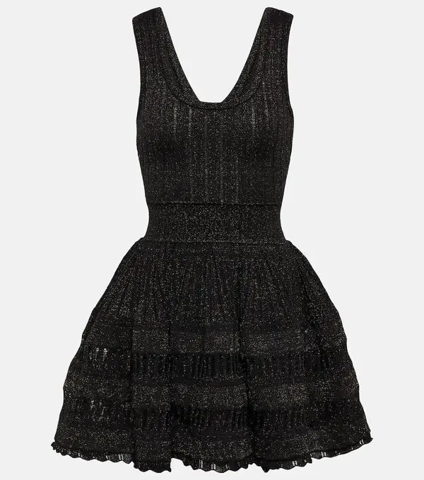 Alaïa Crinoline Wool-blend Mini Dress