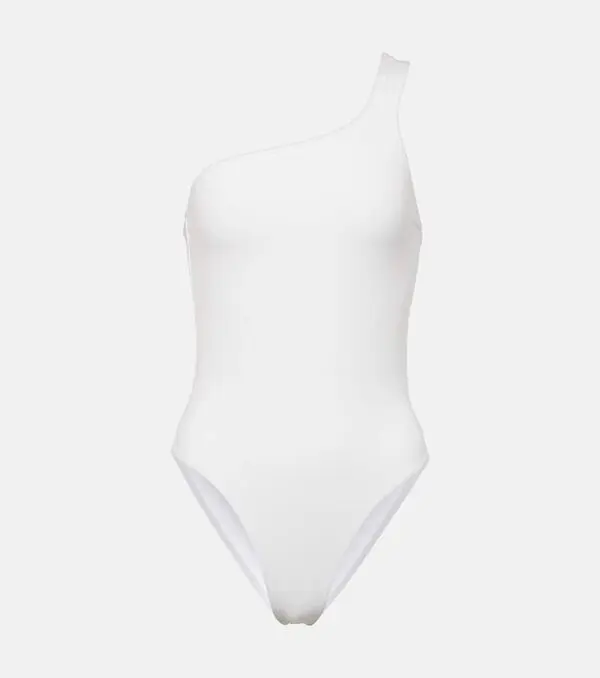 Isabel Marant Sage Cutout One-shoulder Swimsuit - White