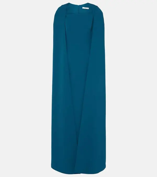 Safiyaa Cinza Caped Gown