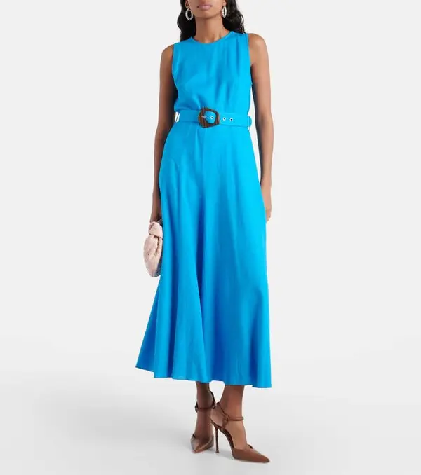 Diane Von Furstenberg Elliot Flared Midi Dress