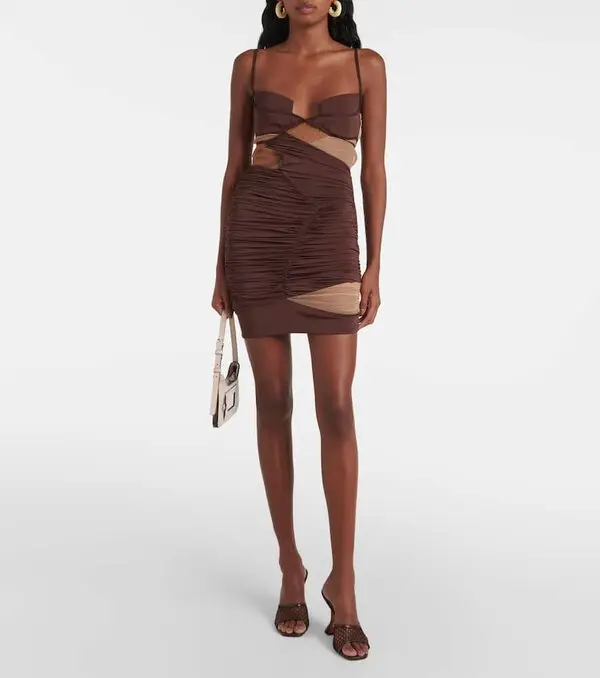 NENSI DOJAKA Draped Minidress