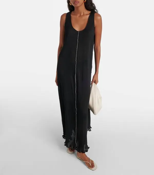 TOTEME The Knot Suede Thong Sandals