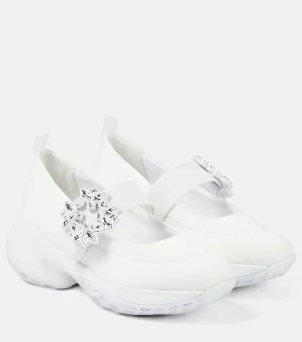 ROGER VIVIER Viv Match Embellished Sneakers