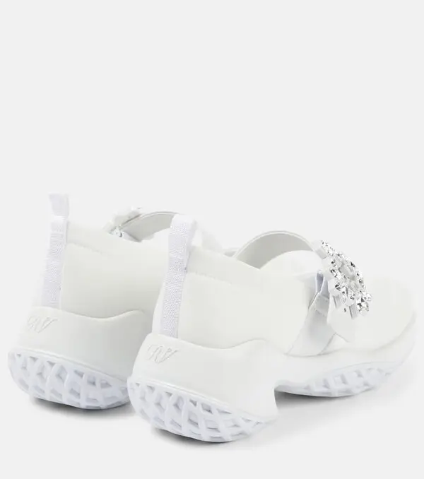ROGER VIVIER Viv Match Embellished Sneakers