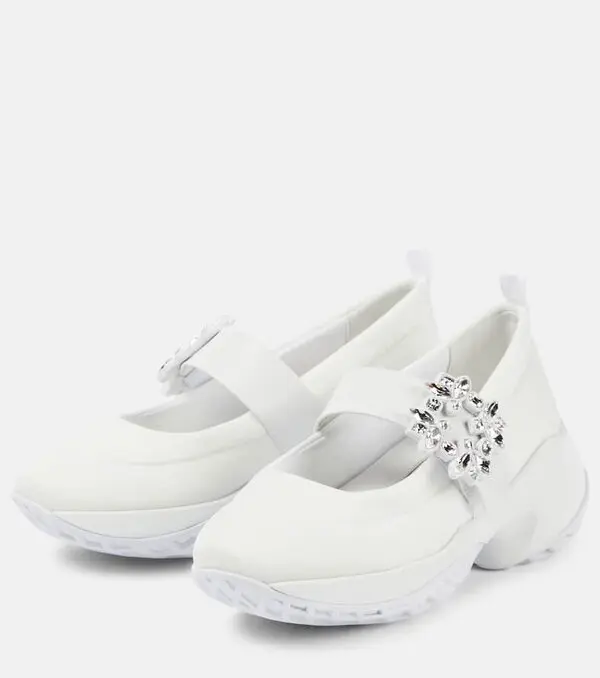 ROGER VIVIER Viv Match Embellished Sneakers